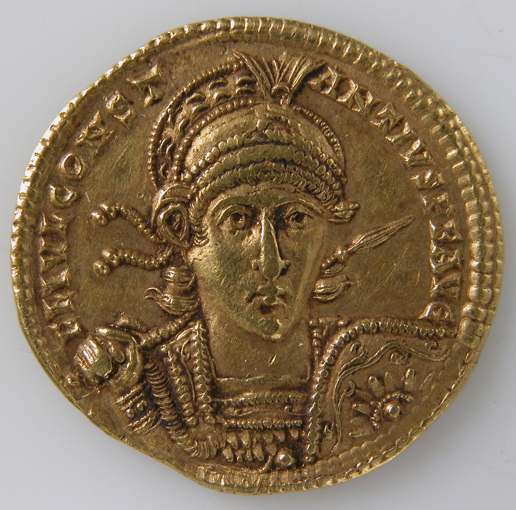 Gold Solidus of Constantine II 337–361 Byzantine-Met-Public-Domain ...