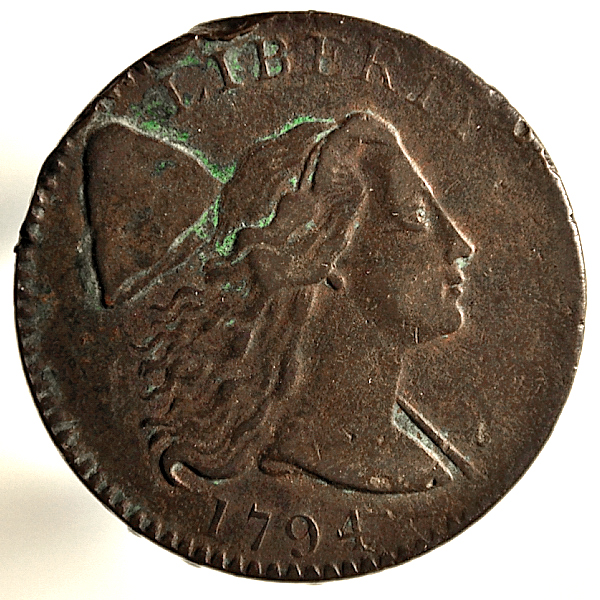 front_United States_copper cent_1794__Princeton – Just Money