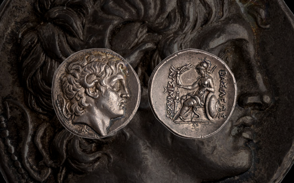 Silver Tetradrachm of Lysimachus Pergamum. 287-BC-282-BC. – Just Money