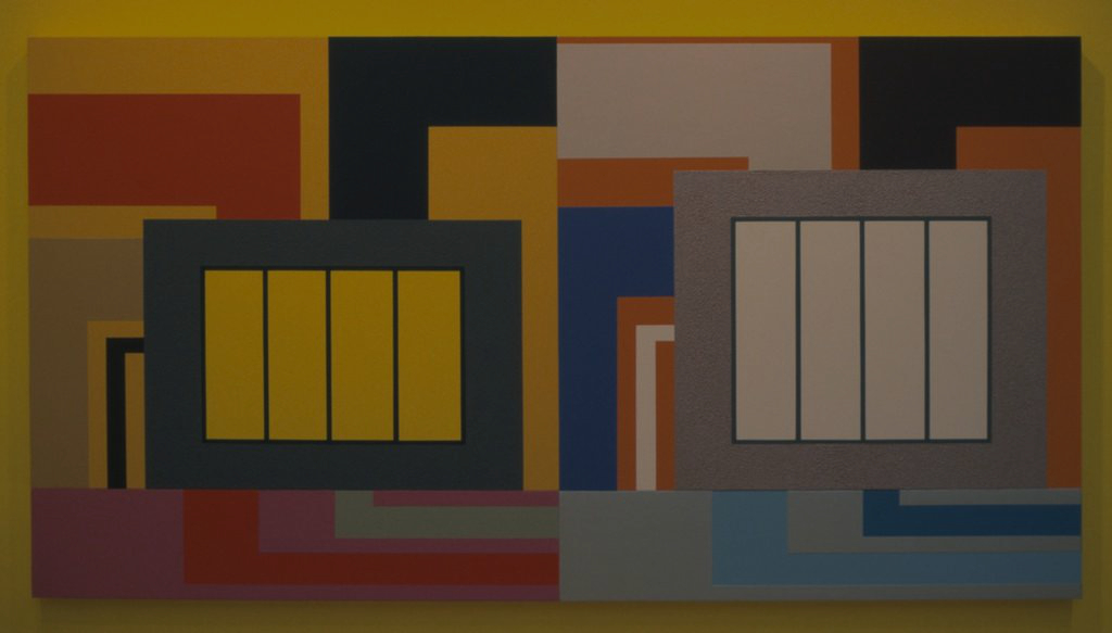 “Sanctions” Peter Halley. Photographer Larry Qualls. 1997 – Just Money